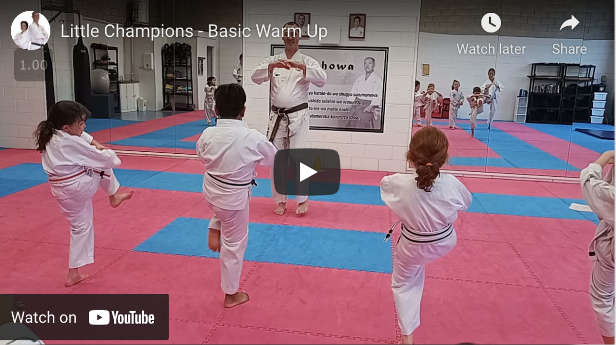 Warm Up Routines – Karate 4 Life