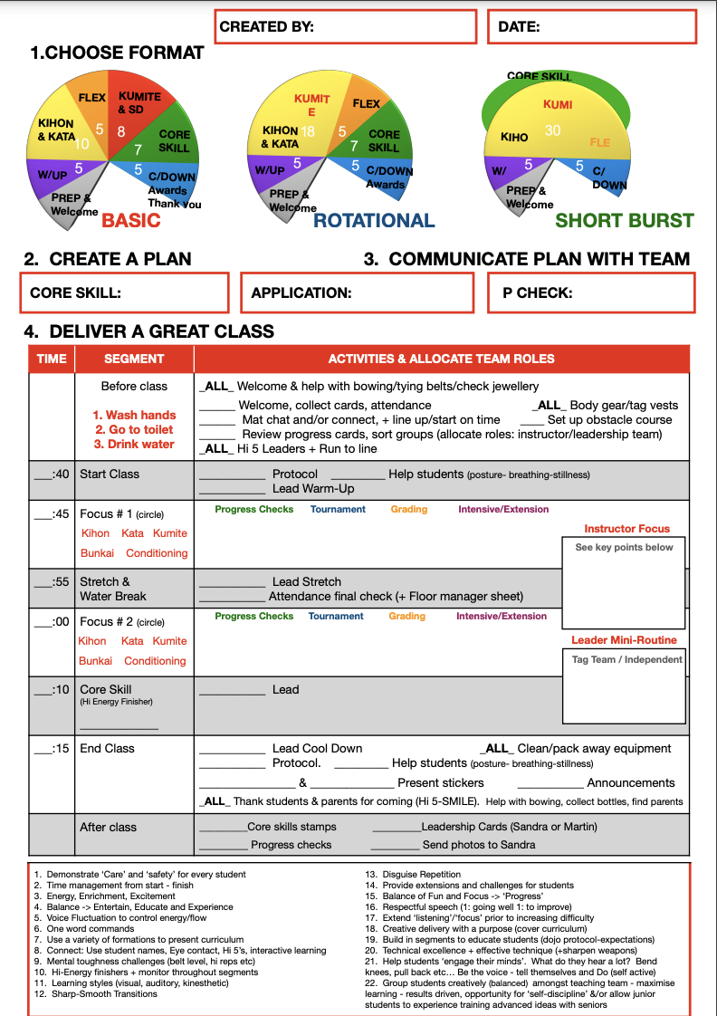 Templates – Karate 4 Life
